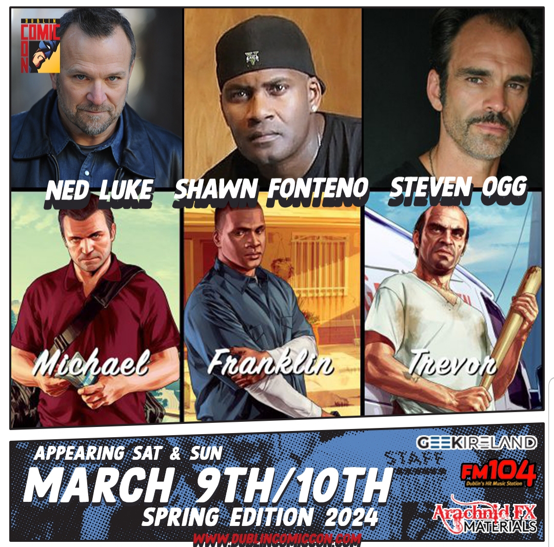 Dublin Comic Con is Gearing Up For the Cast of GTA – The Time Warriors and Beyond