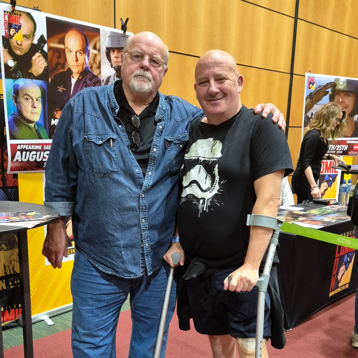 TW Meets V’s Ham Tyler and Captain of the Seaquest Michael Ironside ...